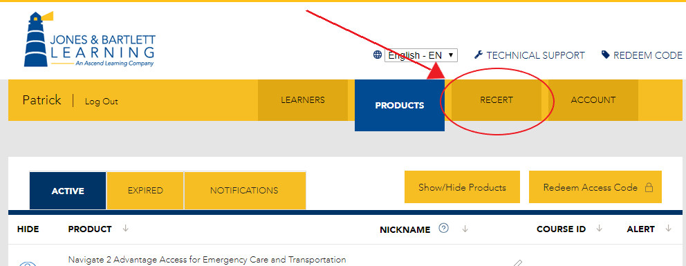 Recert Print CAPCE Certificate